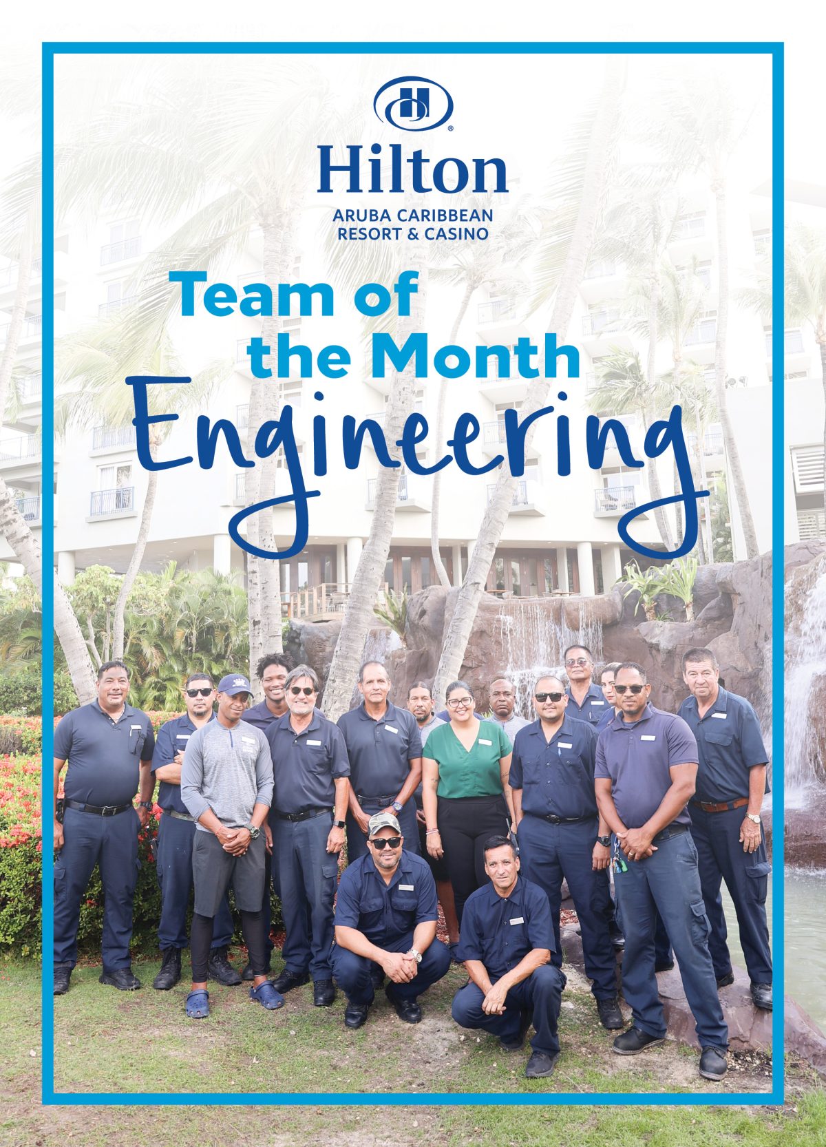 Celebrating Hilton Aruba’s Engineering Month by Giving Back to the ...