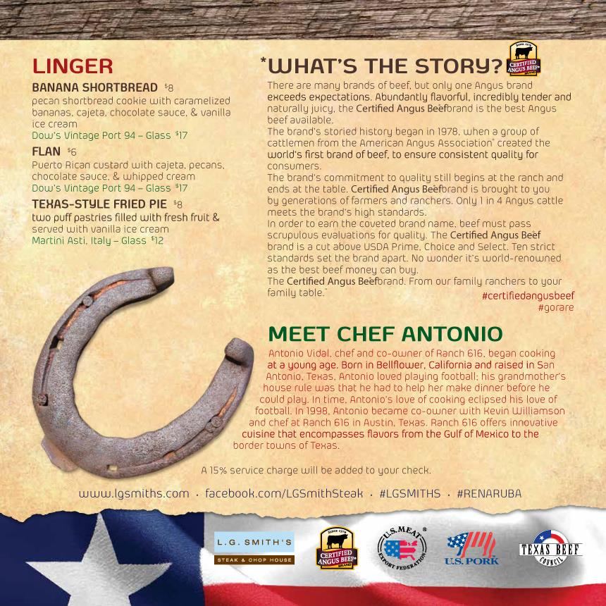 Taste of Texas Smith's Style - L.G. Smith's Chop & Steakhouse Special ...